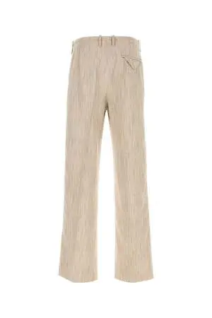 Bottega Veneta Melange Sand Viscose Blend Pant