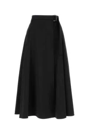 Burberry Twill Skirt - Black