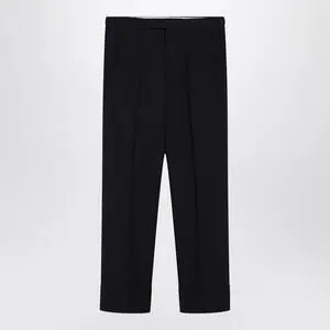 Prada Wool And Mohair Trousers - Blue