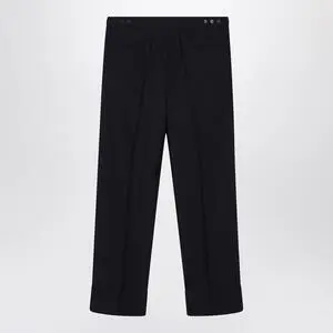 Prada Wool And Mohair Trousers - Blue