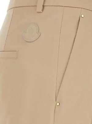 Moncler Michaela Cotton Blend Trousers - Multicolor