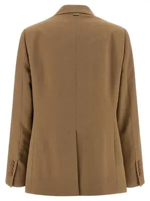 Herno Micro Sequin Blazer - Cream