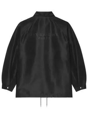 Givenchy Polyester Coach Jacket - Black