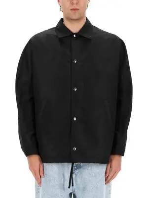 Givenchy Polyester Coach Jacket - Black
