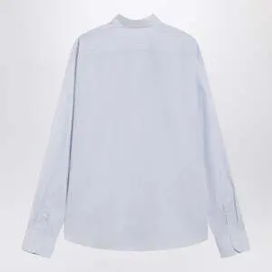 Prada Striped Cotton Poplin Shirt