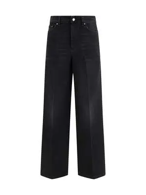 TOTEME Wide-leg Jeans - Black