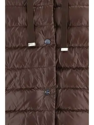 Herno Down Jacket With Wool Sleeves