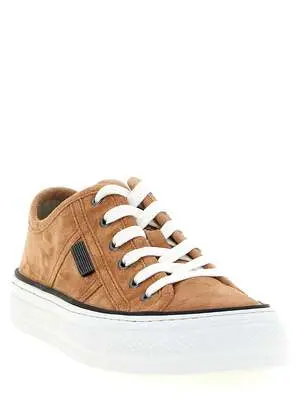 Brunello Cucinelli Shiny Tab' Sneakers