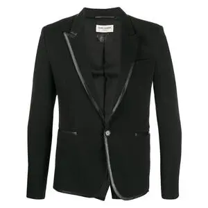 Saint Laurent Jackets Blazers - Black