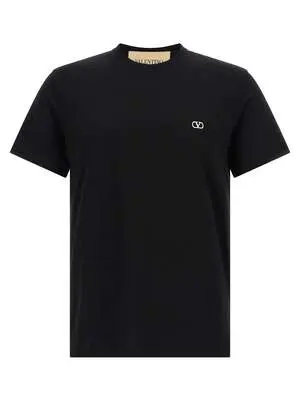 Valentino Garavani Vlogo' Embroidery T-shirt - Black