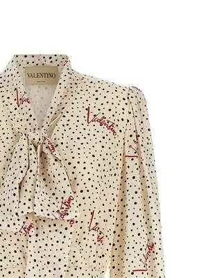 Valentino Garavani Silk Midi Dress - Multicolor