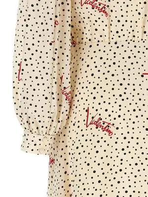 Valentino Garavani Silk Midi Dress - Multicolor