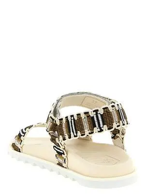 ROGER VIVIER Slidy Viv Trek Sandals - Multicolor