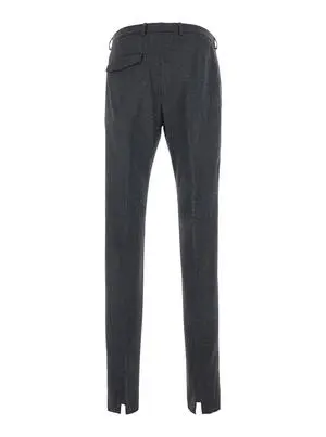 Gucci Grey Tailored Trousers With Belt Loops In Wool