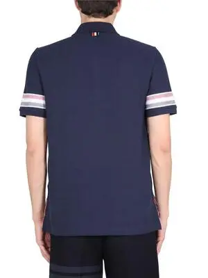 Thom Browne Cotton Polo - Blue