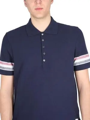 Thom Browne Cotton Polo - Blue