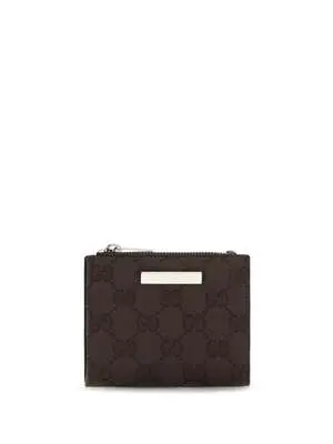 Gucci Small Wallet With Plaque - Black
