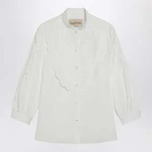 Valentino Garavani Cotton Poplin Shirt - White