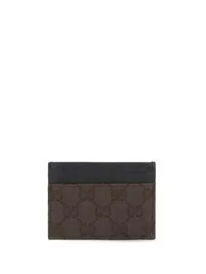 Gucci Gg Fabric Card Holder