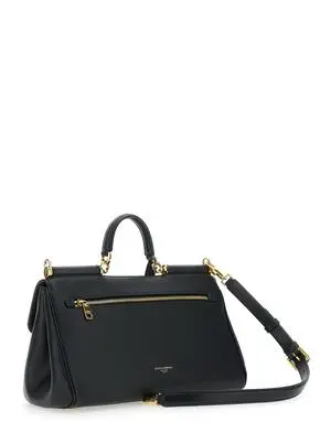 Dolce & Gabbana My Sicily Medium Handbag - Black