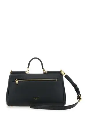 Dolce & Gabbana My Sicily Medium Handbag - Black