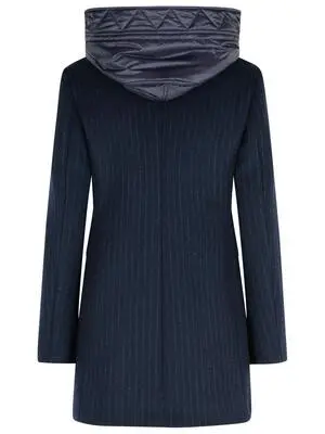 FAY Wool Blend Coat - Blue