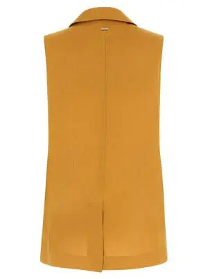 Herno Linen Waistcoat - Yellow