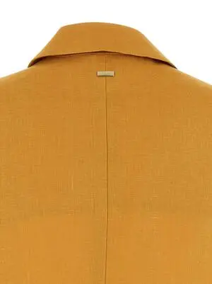 Herno Linen Waistcoat - Yellow