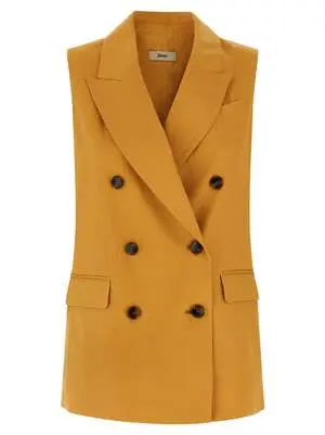 Herno Button Detailed Vests For Women