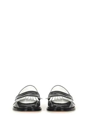 Thom Browne Kilt Varsity Loafers - Gray