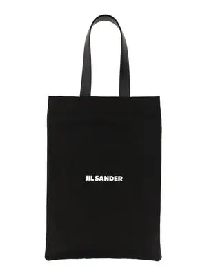 JIL SANDER Tote Bag With Logo - Black