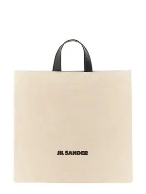 JIL SANDER Medium Tote Bag - Cream
