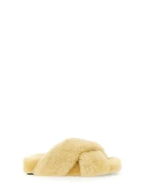 JIL SANDER Shearling Sandal - Multicolor