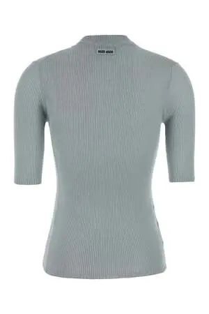 Miu Miu Powder Silk Top