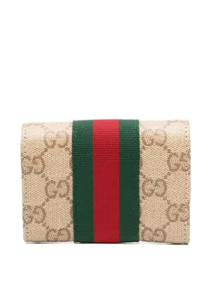 Gucci Web Detail Bifold Card Case