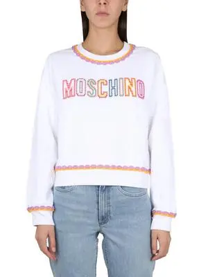Moschino Crewneck Sweatshirt - White