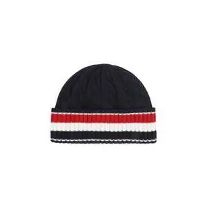 Thom Browne Cable-knit Beanie - Blue