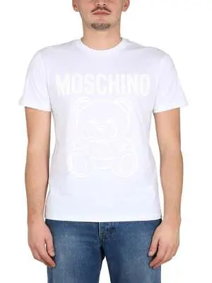 Moschino Teddy Bear Organic Jersey T-shirt - White