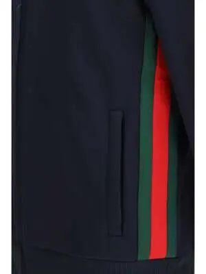 Gucci Technical Jersey Zip-up Jacket