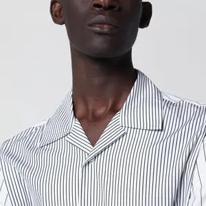 JIL SANDER Shirt In Lightweight Striped Cotton
