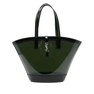 Saint Laurent Tote Bags - Green