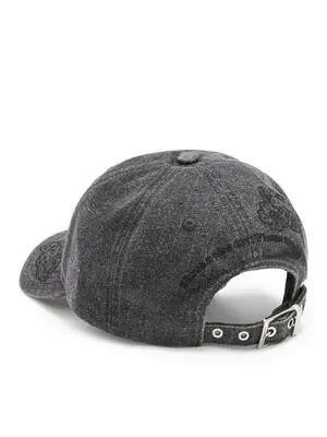GANNI Embroidered Denim Cap
