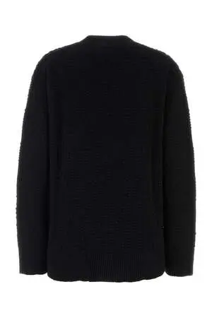 Fendi Wool Blend Cardigan - Black