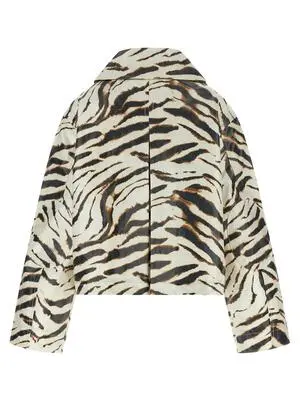 GANNI Laminated Fabric Jacket