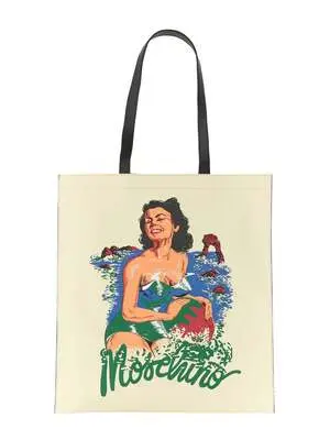Moschino Hawaiian Print Tote Bag - Yellow