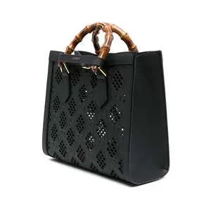 Gucci Calf Leather Tote Bag - Black