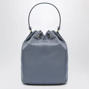 Prada Duet Bucket Bag In Aviator Re-nylon - Blue
