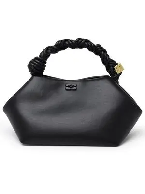 GANNI Bou' Bag In Recycled Leather - Black
