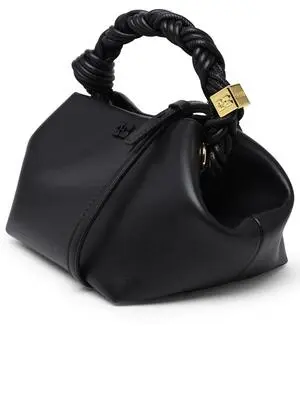 GANNI Bou' Bag In Recycled Leather - Black