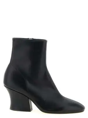 JIL SANDER Lune Ankle Boots - Black